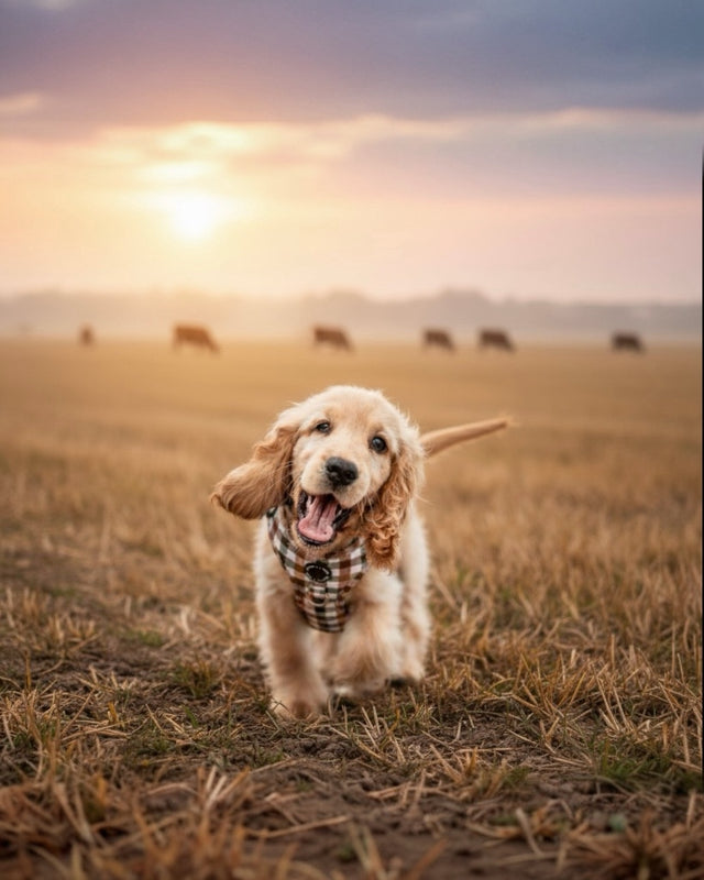 Countryside Plaid Dog Harness | Strong Adjustable Fit – Poppy + Ted